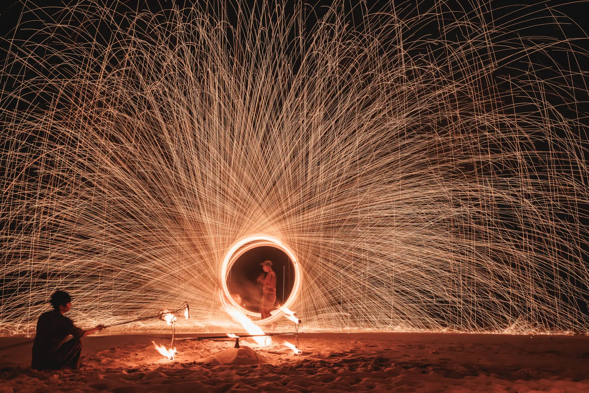 Best Fire Show in Phuket | Maya Beach Club - Bang Tao Beach